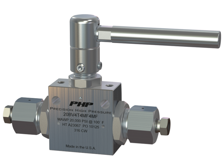 2-WAY 20,000 PSI MAWP -316SS, 0.250" - BALL VALVE - BlueRock
